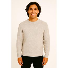 Only & Sons Only & Sons Herren ONLY & SONS Strickpullover &raquo;ONSROLF RLX CREW NECK KNIT - OTL&laquo; silber XXL