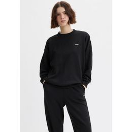 Levi's Levi's Damen Sweatshirt &raquo;EVERYDAY CREW SWEATSHIRT&laquo;, mit kleinem Logo auf der Brust schwarz XS