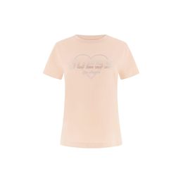 Guess T-Shirt Damen Gr&ouml;&szlig;e L beige / silber