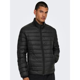 Only & Sons Only & Sons Herren ONLY & SONS Steppjacke &raquo;ONSNOA LIGHT JACKET OTW CS OTL&laquo; mit Kapuze schwarz M