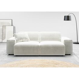 Home Affaire 2,5-Sitzer &raquo;Glimminge auch in Breitcord, Feincord + Easy care-Bezug&laquo; besondere Kedern&auml;hte, Zierkissen wei&szlig; 100% Polyester