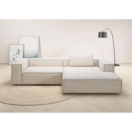 Home Affaire Ecksofa &raquo;Watertown, modernes XXL L-Form, 306 cm breit&laquo; Gro&szlig;z&uuml;giges Lounge-Sofa mit viel Platz f&uuml;r die Familie beige 94% Polyester, 6% 