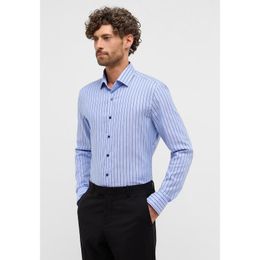 Eterna Herren Langarmhemd &raquo;SLIM FIT&laquo; NON IRON (b&uuml;gelfrei) blau 41, Normalgr&ouml;&szlig;en
