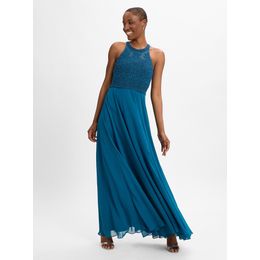 Marie Lund Abendkleid Damen Gr&ouml;&szlig;e 32 petrol Winterkleid