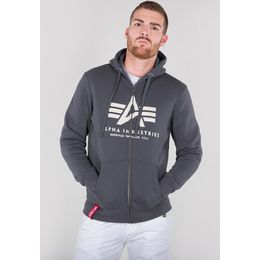 Alpha Industries Sweatjacke Herren Gr&ouml;&szlig;e M creme / grau