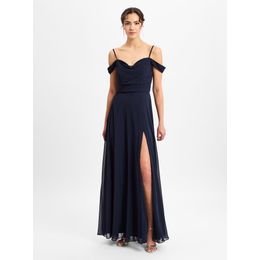 Marie Lund Abendkleid Damen Gr&ouml;&szlig;e 34 marine Winterkleid