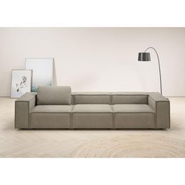 Home Affaire 3,5-Sitzer &raquo;Watertown, modernes Big-Sofa XXL, 336 cm Breite, auch in Feincord&laquo; Riesiges Designersofa mit viel Platz & weichen Bez&uuml;gen in 