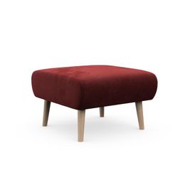 Home Affaire Polsterhocker &raquo;Swift&laquo; passend zur Serie "Swift", B/T/H: 75/68/44 cm rot 100% Polyester