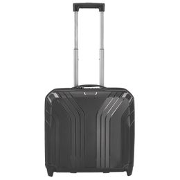 Travelite Herren Travelite Hartschalen-Trolley &raquo;ELVAA Business-Trolley&laquo; 30 l 4 Rollen Reisegep&auml;ck Handgep&auml;ck-Koffer Trolley-Aufsteck-System TSA 