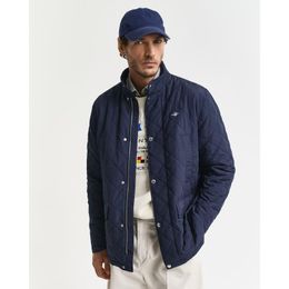 Gant Herren Steppjacke mit Stehkragen blau M