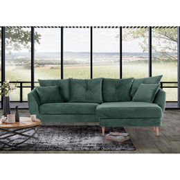 GUTMANN FACTORY Ecksofa gr&uuml;n 100% Polyester