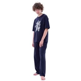 Winkiki Schlafanzug Jungen Gr&ouml;&szlig;e 128 navy