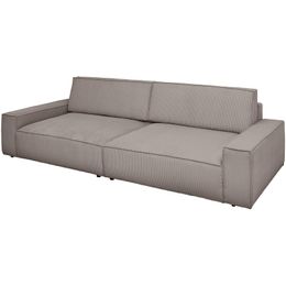 Home Affaire Big-Sofa &raquo;NEU: SHERWOOD XXL, Big-Sofa (316cm), extra tiefe Sitzfl&auml;che 95 cm&laquo; bequemer Sitzkomfort, Cord u. Leinenoptik, Kedernaht 100% 