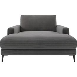 Home Affaire Chaiselongue &raquo;Downtown Loungem&ouml;bel zum Relaxen, B/T/H: 132/170/84 cm&laquo; auch in Boucl&eacute;, Cord und Easy care - leicht mir Wasser zu reinigen 