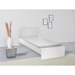 Demeyere Group Einzelbett &raquo;Life&laquo; optional mit Schublade f&uuml;r 2.Schlafplatz,stilvolles Design wei&szlig;