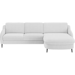 Sit & More sit&more Ecksofa &raquo;Soul L-Form&laquo; wahlweise mit Bettfunktion und Bettkasten oder Schubkasten silber 100% Polyester