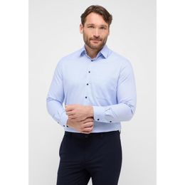 Eterna Herren Langarmhemd &raquo;COMFORT FIT&laquo; NON IRON (b&uuml;gelfrei) blau 46, Normalgr&ouml;&szlig;en