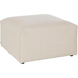 OTTO home Polsterhocker &raquo;N&ouml;re&laquo; Modul - zum Zusammenstellen; in vielen Bezugsqualit&auml;ten und Farben beige Samtoptik (100% Polyester);Struktur (100% 
