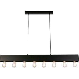 Searchlight H&auml;ngeleuchte &raquo;Piano 8Lt Diner Bar Pendant - Matt Black Metal&laquo; E27 1 Stk. schwarz
