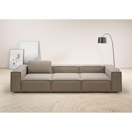 Home Affaire 3,5-Sitzer &raquo;Watertown, modernes Big-Sofa XXL, 336 cm Breite, auch in Feincord&laquo; Riesiges Designersofa mit viel Platz & weichen Bez&uuml;gen in 