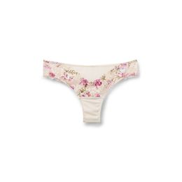 Intimissimi Slip 'Pretty Flowers' Damen Gr&ouml;&szlig;e L ecru / gr&uuml;n / helllila / pink Winterschuhe