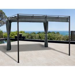 Konifera Pavillon &raquo;Milos&laquo; BxT: 300x300 cm grau
