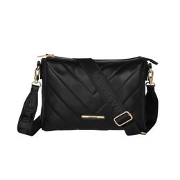 Travelite Damen Travelite Umh&auml;ngetasche &raquo;BARBARA & Travelite BARBARA COZY Crossbody Bag Trio&laquo; Umh&auml;ngetasche Handtasche mehrere Innenf&auml;cher schwarz