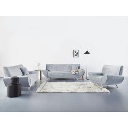 Home Affaire Polstergarnitur &raquo;Saltare elegant und komfortabel, OTTOs Choice, 3-2-1&laquo; 3 Stk. tlg. grau 100% Polyester