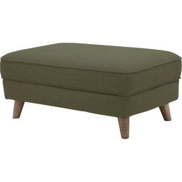 Home Affaire Hocker &raquo;Copenhagen&laquo; passend zur "Copenhagen"-Serie, B/T/H: 102/60/44cm gr&uuml;n Struktur weich (100% Polyester);Samtoptik (100% Polyester)