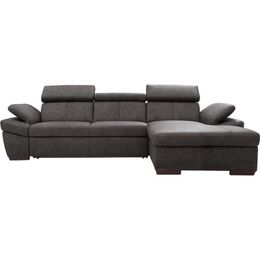 exxpo - sofa fashion Ecksofa &raquo;Salerno, Funktionssofa, Breite 280cm, hoher Sitzkomfort, L-Form&laquo; inkl. Kopf- und Armteilverstellung, wahlweise mit 