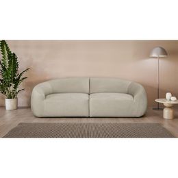 LeGer Home by Lena Gercke Big-Sofa &raquo;YANI, Designersofa, organische Form, Ma&szlig;e B/T/H: 240/64/81 cm&laquo; mit Wellenunterfederung, auch in Boucl&eacute;, passend 