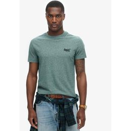 Superdry Herren Rundhalsshirt &raquo;ESSENTIAL LOGO EMB TEE&laquo; gr&uuml;n XL