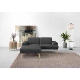 Home Affaire Ecksofa &raquo;Swift Scandic Design, komfortabler Federkern, Breite 192cm, L-Form&laquo; Federkern-Polsterung, B/T/H: 192/83/176 cm grau 100% 