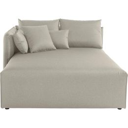 OTTO home Ottomane &raquo;N&ouml;re&laquo; Lounge-Modul - zum eigenen Zusammenstellen, Breite 138cm, Tiefe 168cm beige 100% Polyester