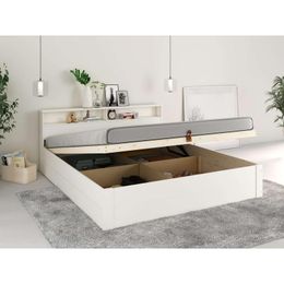 OTTO home Stauraumbett &raquo;MAREILLES, Bett, Made in Europe, FSC zertifiziertes Massivholz&laquo; 140x200cm und 180x200cm, Massivholz, Hebemechanismus, Stauraum