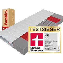 Paradies Kaltschaummatratze &raquo;Neuheit: Prolife Supreme, Testsieger Stiftung Warentest&laquo; 22 cm hoch Raumgewicht: 35 kg/m&sup3; 1 Stk. tlg. Note GUT (2,2), getestet in 