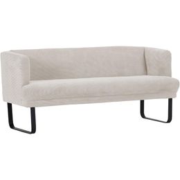 GUTMANN FACTORY K&uuml;chensofa Breite 190 cm, Metallf&uuml;&szlig;e wei&szlig; 88% POLYESTER 12% NYLON