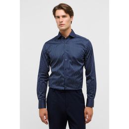 Eterna Herren Langarmhemd &raquo;SLIM FIT&laquo; NON IRON (b&uuml;gelfrei) blau 40, Normalgr&ouml;&szlig;en