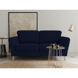 Home Affaire 2-Sitzer &raquo;MARSEILLE Kompaktsofa 170 cm, Cord, Flachgewebe, Struktur, Webstoff&laquo; Massivholzbeine Eiche, Landhausstil, Wellenunterfederung 