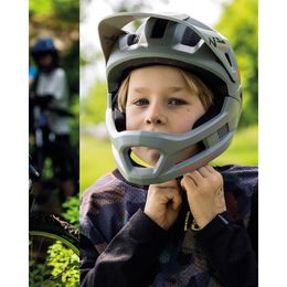 Abus Kinderfahrradhelm &raquo;YOUDROP FF&laquo; gr&uuml;n Kinderfahrradhelm