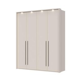 Places of Style Dreht&uuml;renschrank &raquo;Opera mit oder ohne Kranz inkl. LED-Beleuchtung, B: 92,137 oder 182 cm&laquo; UV lackiert, Soft Close Funktion, 