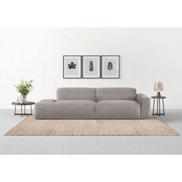 Trendmanufaktur Big-Sofa &raquo;Braga, mit hochwertigem Kaltschaum, Megasofa, in Cord erh&auml;ltlich&laquo; modernes Big-Sofa, Couch mit hohem Sitzkomfort, 277/72/107