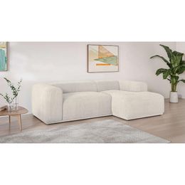 s.Oliver Ecksofa &raquo;EMMERIK Designersofa, L-Form mit Wellenfederung, B/T/H: 260/155/73 cm&laquo; hoher Sitzkomfort, gem&uuml;tlich und modern, auch in Cord beige 