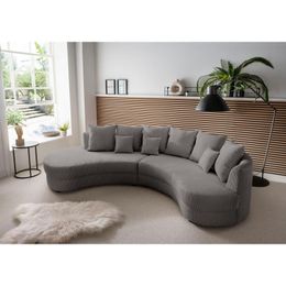 Home Affaire Ecksofa &raquo;Limoncello organische Formensprache, OTTOs Choice, L-Form&laquo; ergonomische Form grau 100% Polyester