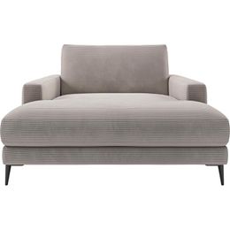 Home Affaire Chaiselongue &raquo;Downtown Loungem&ouml;bel zum Relaxen, B/T/H: 132/170/84 cm&laquo; auch in Boucl&eacute;, Cord und Easy care - leicht mir Wasser zu reinigen 
