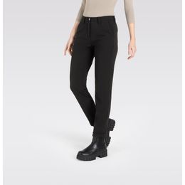 MAC Damen MAC Chinohose &raquo;CHINO turn up&laquo; schwarz 42, N-Gr