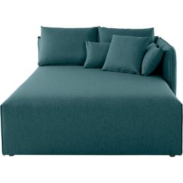 OTTO home Ottomane &raquo;N&ouml;re&laquo; Lounge-Modul - zum eigenen Zusammenstellen, Breite 138cm, Tiefe 168cm blau 100% Polyester