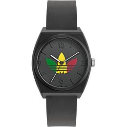 adidas originals Herren adidas originals Quarzuhr &raquo;PROJECT TWO GRFX&laquo; Armbanduhr, Damenuhr, Herrenuhr, analog schwarz
