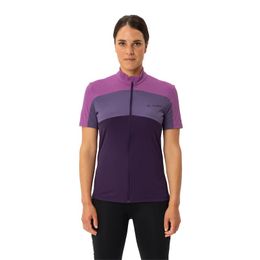 Vaude Damen Vaude Radtrikot &raquo;WOMEN'S MATERA FZ TRICOT&laquo; f&uuml;r Radsport, mit zwei R&uuml;ckentaschen, mit Stehkragen, atmungsaktiv lila