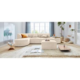 OTTO home Ecksofa &raquo;Alesund L-Form&laquo; bestehend aus Modulen, auch einzeln erh&auml;ltllich, miteinander verbunden beige Cord (100% Polyester);Filzoptik (100% 